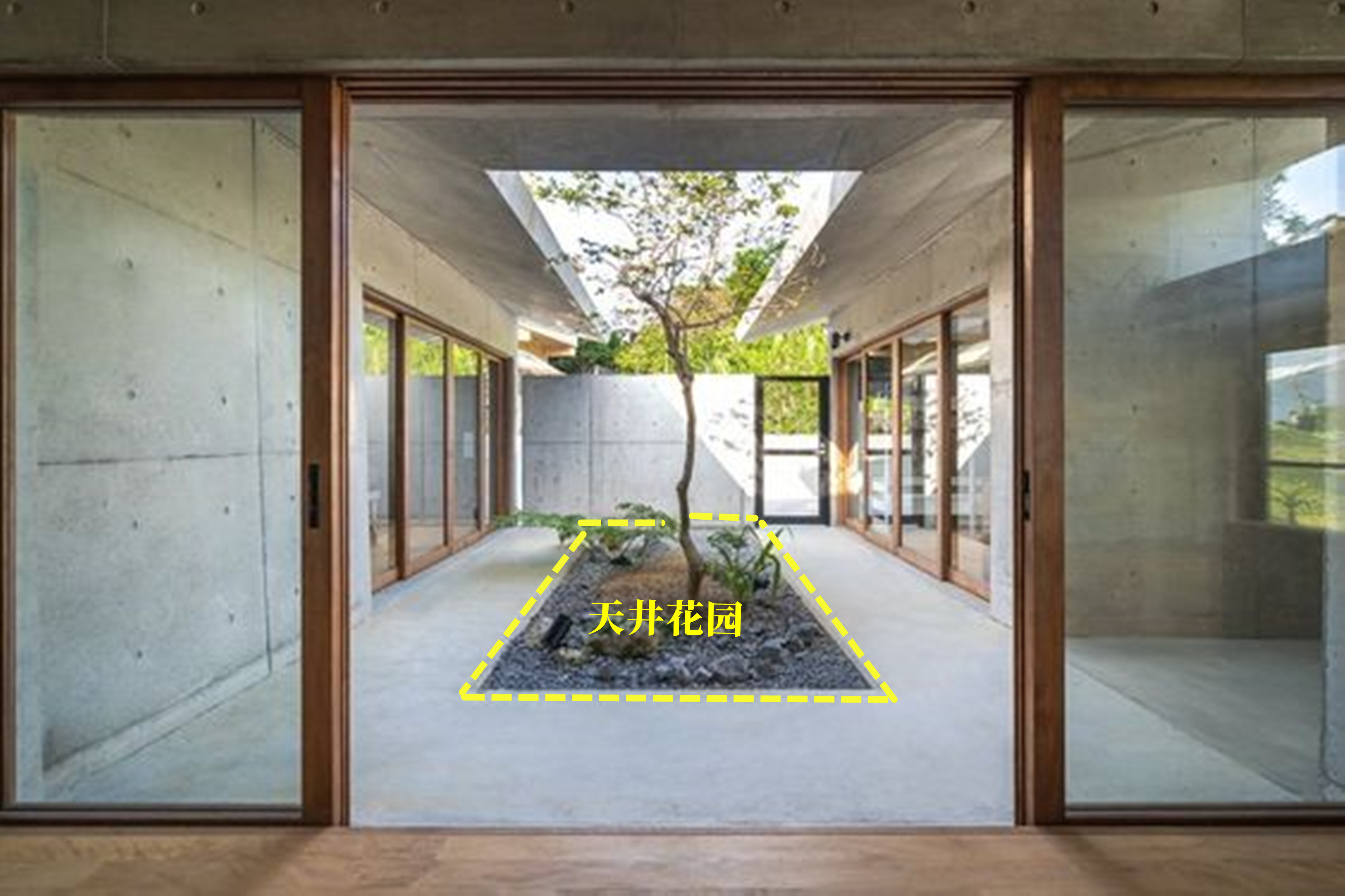 Having a patio is definitely not a "trouble". It extends a 30 cm ...