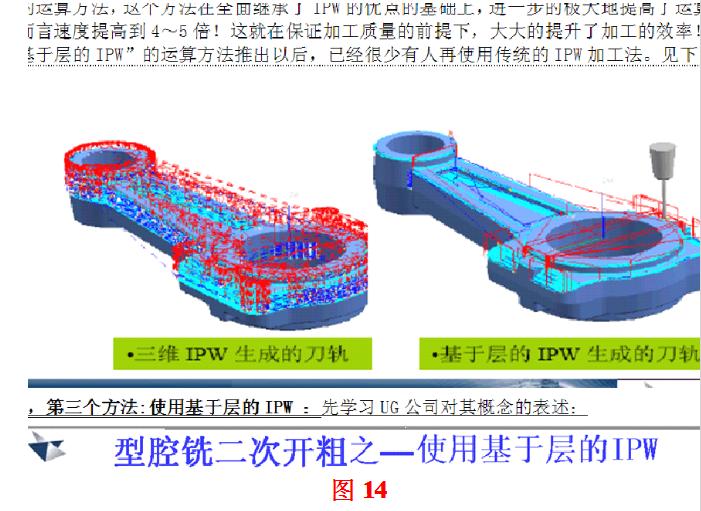 UG programming, cavity milling secondary roughing, dry goods sharing ...