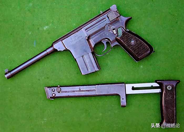 The domestic version of the "Box Cannon", Type 80 submachine pistol ...
