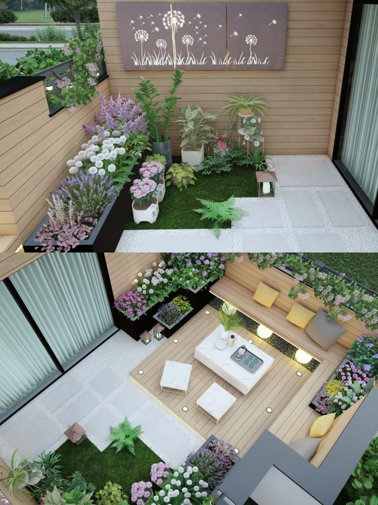 How to design a courtyard of about 30 square meters?Share 5 tips to ...