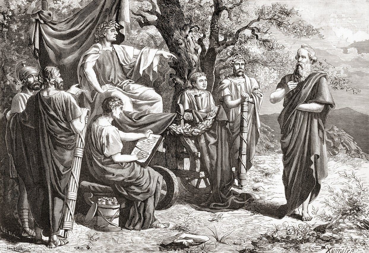 In the 5th century BC, how were the political leaders and the city ...