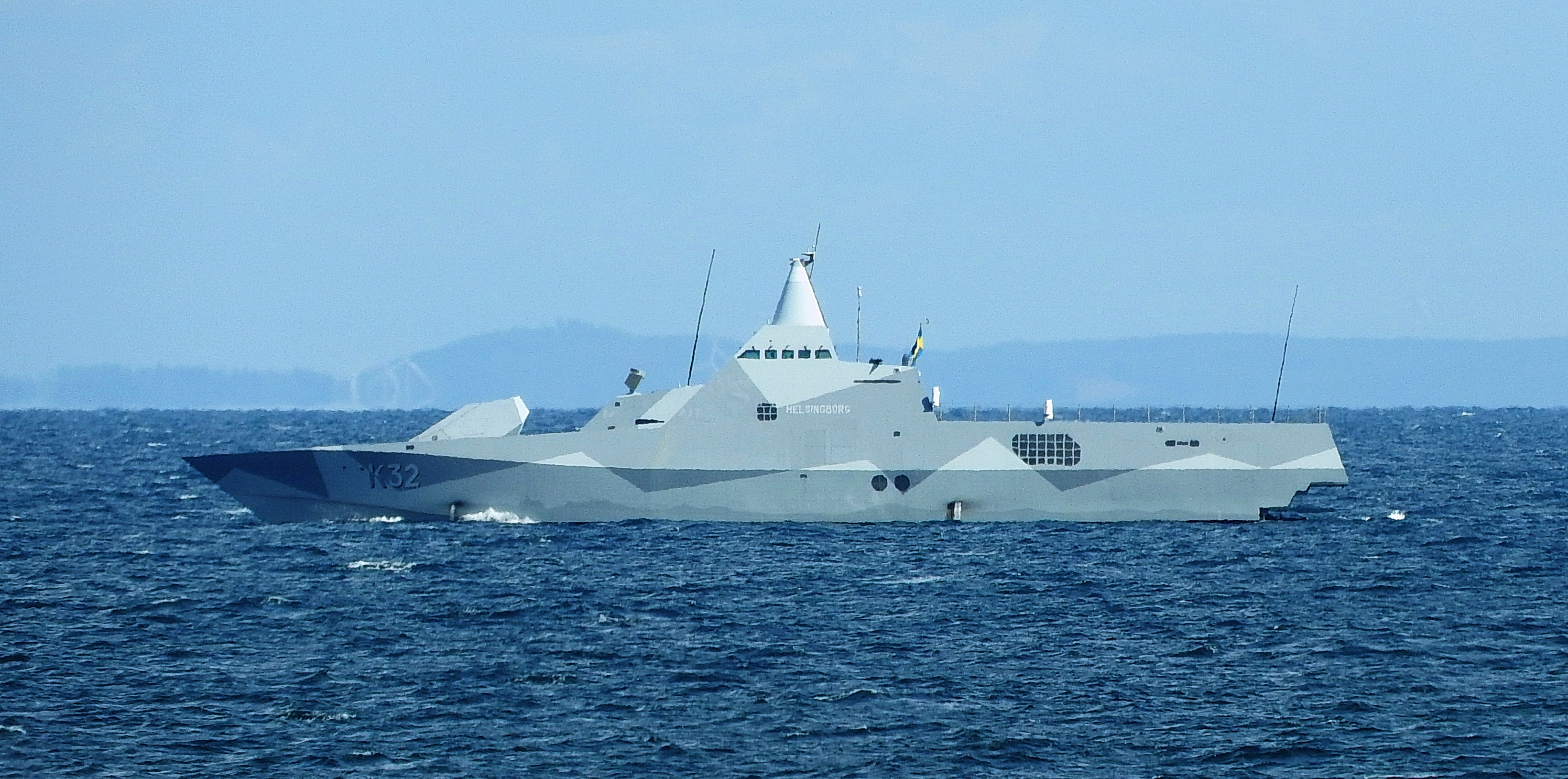 Picture 110 of the Swedish Visby-class patrol ship, the pioneer of the ...