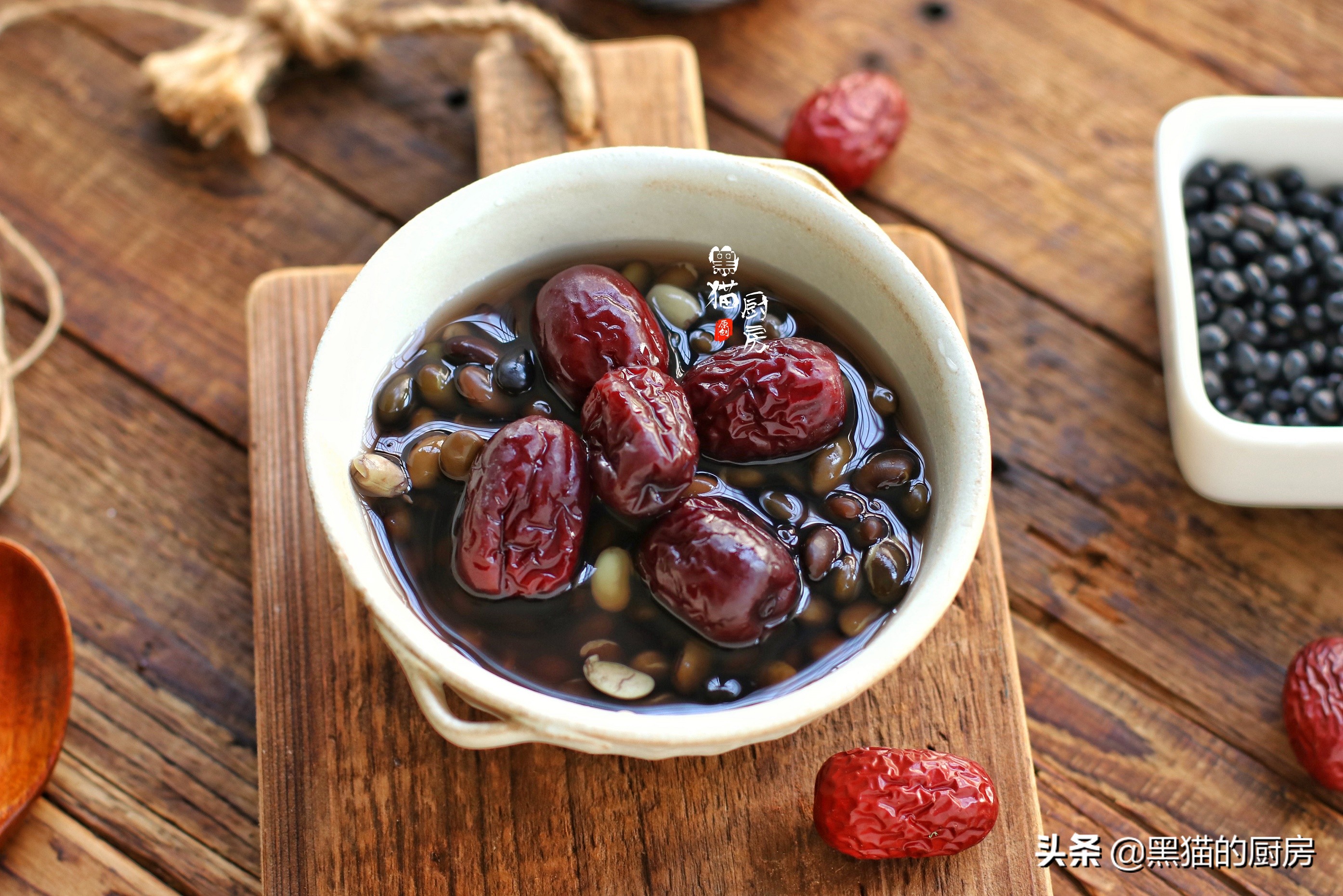 People eat more black beans, don't use black vinegar, I will cook this ...