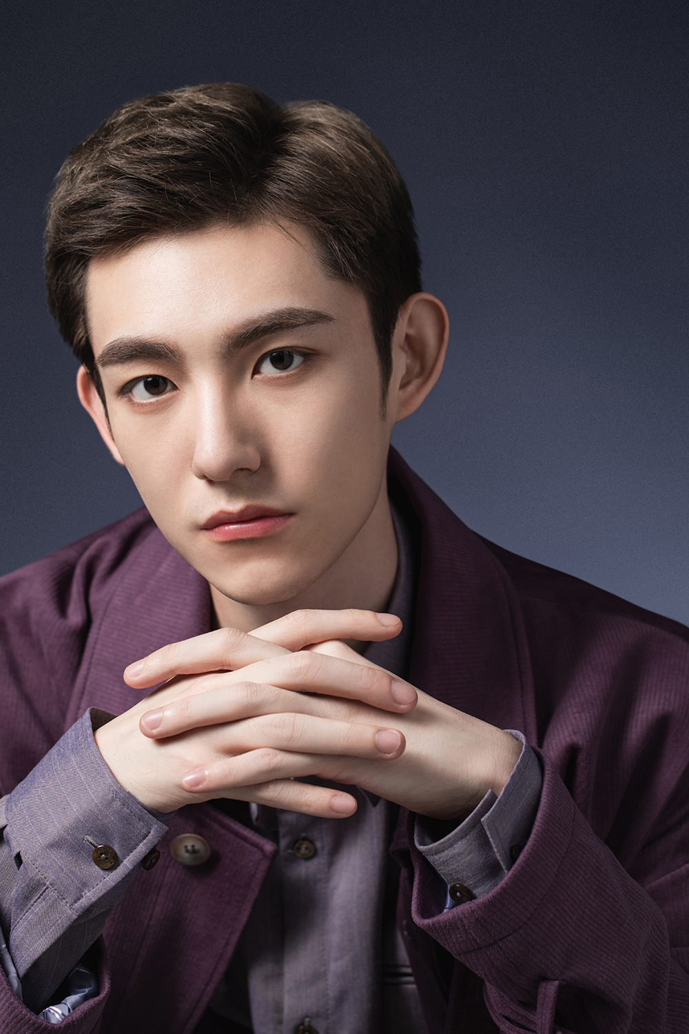 Ma Haodong purple photo update retro style tough and handsome - iNEWS