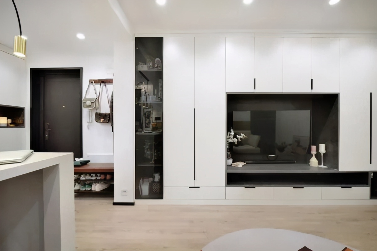 A 40-square-meter apartment for a young couple: dare not waste a square ...