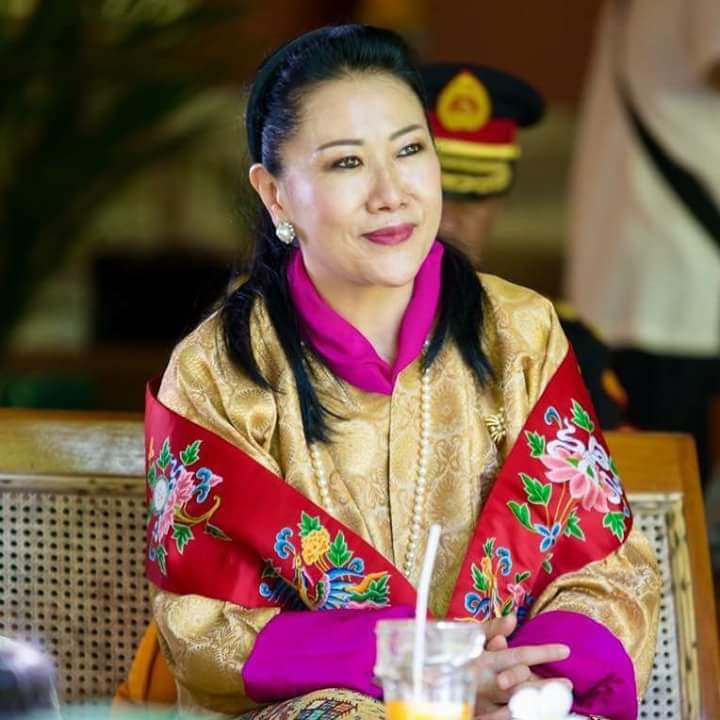The Queen Mother of Bhutan participated in the event, and her daughter ...