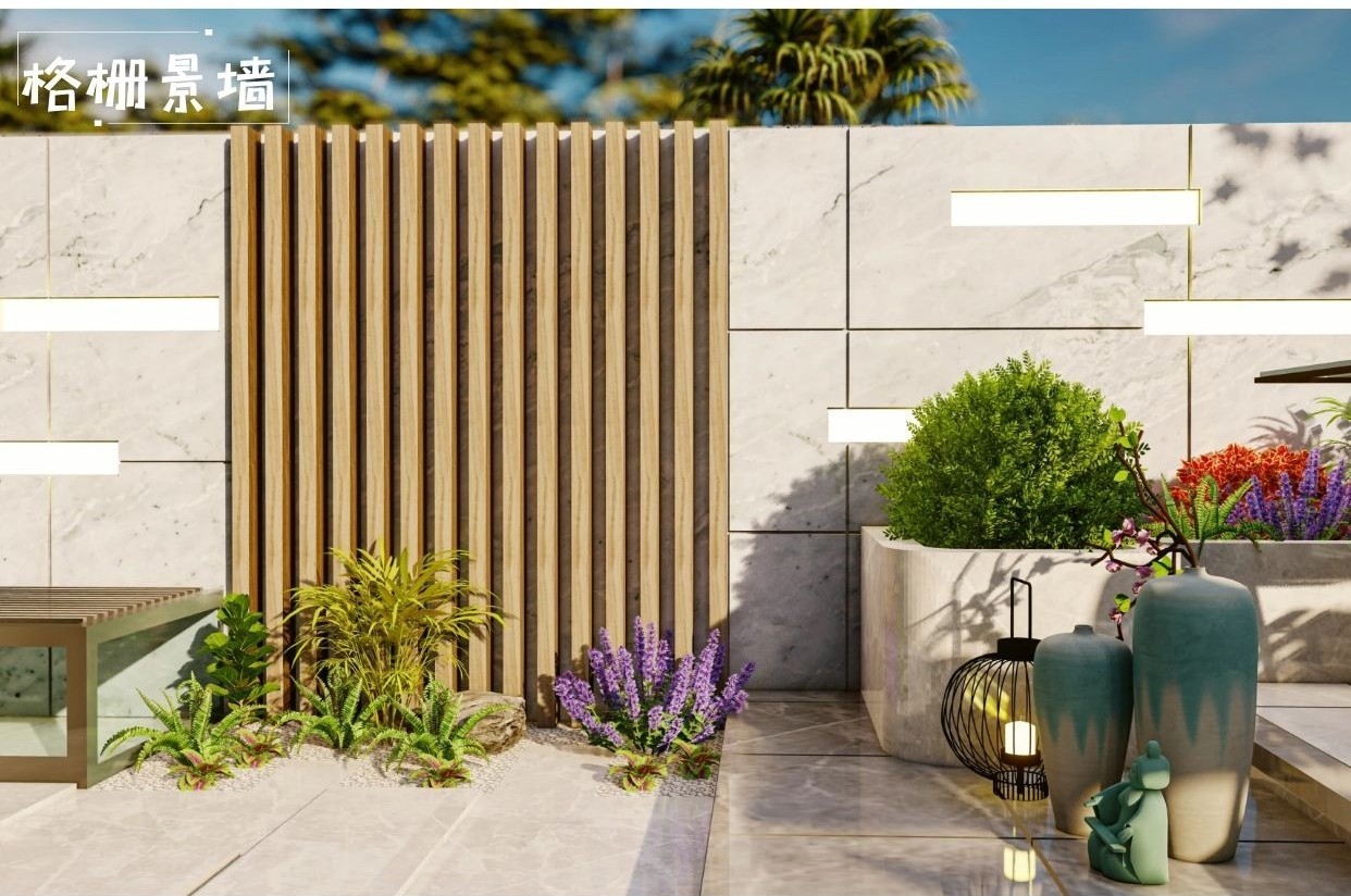 How to design a courtyard garden of about 50 square meters?Although the ...