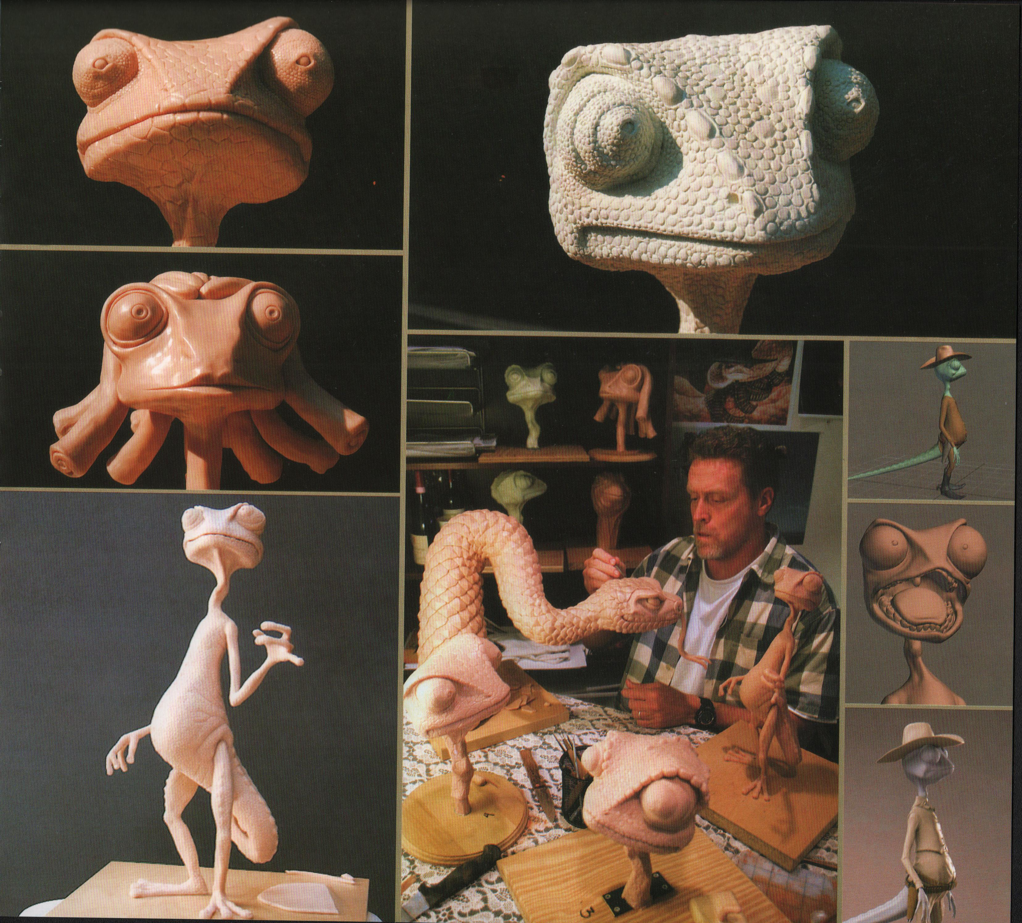 The production and character design of "Rango", one of the best ...