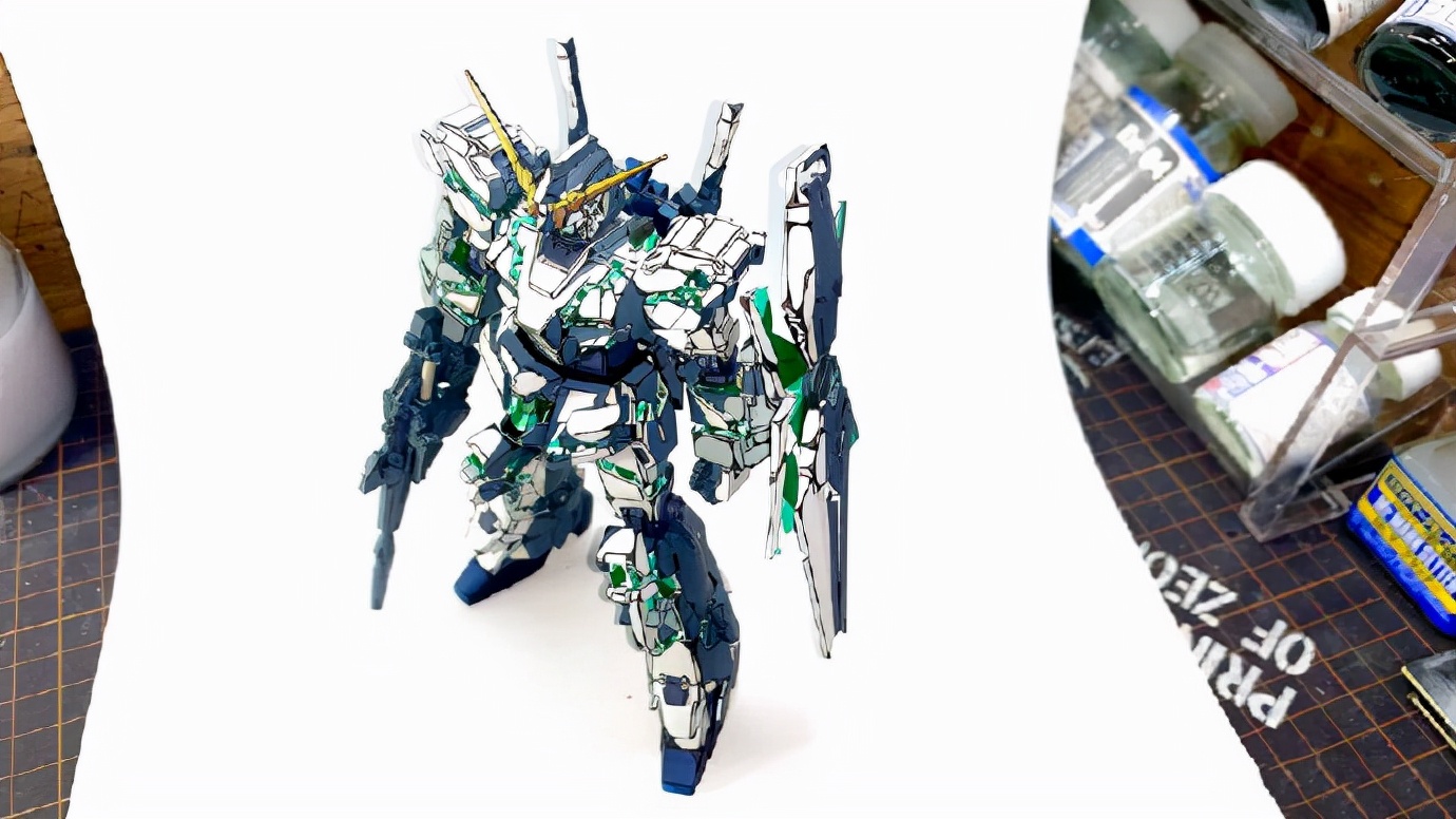 Are you sure it's not an illustration?Unicorn Gundam Model in 2D ...