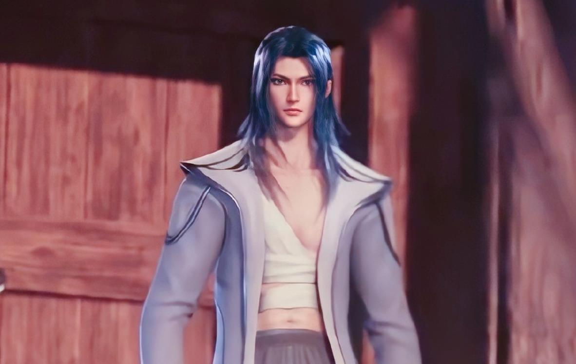 Tang San changed his look again, with a plain gown, and more handsome ...