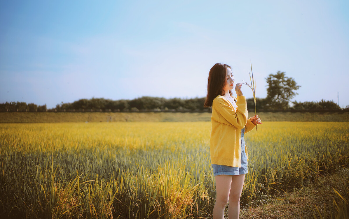 How to take a portrait photo of a rice field? Try these 7 photo poses ...