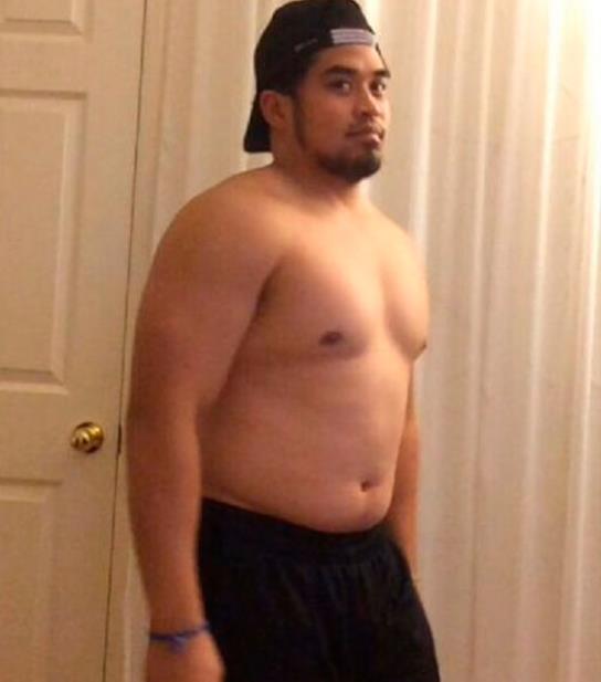 The man lost 22 kilograms in 3 months, his body fat rate dropped from ...