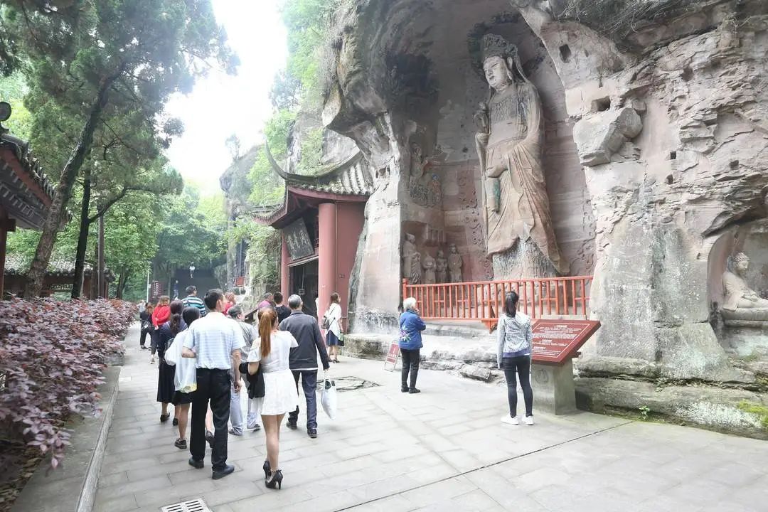 Known for "ancient, multitude, refined and beautiful", Anyue Rock ...