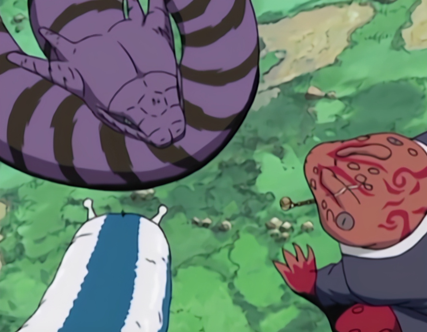 The same is the three-nin psychic beast, and the slug restrains ten ...