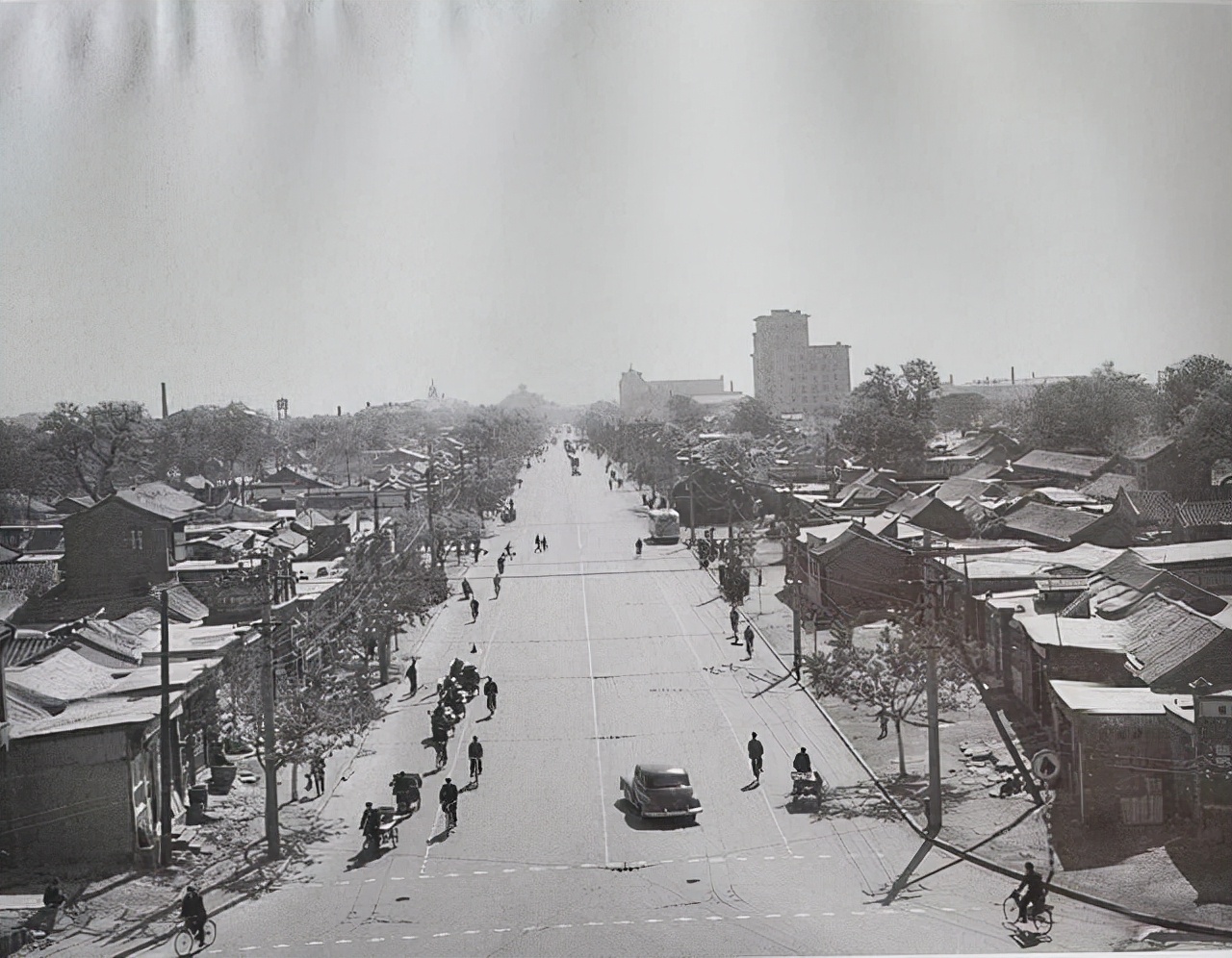 Old photos of Beijing in 1961: original old street scenes, old alleys ...