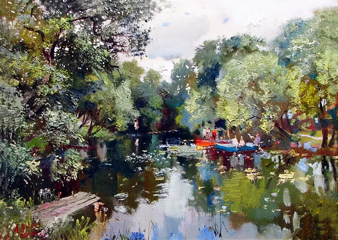 Lieutenant Art: This Ukrainian painter Anatoni's landscape oil painting ...