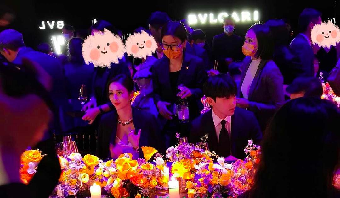 Deng Lun's temperament has changed for the Bulgari dinner infield map ...
