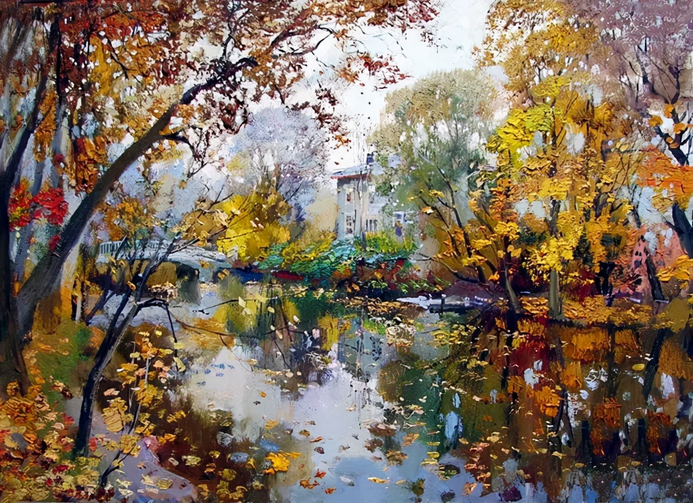 Lieutenant Art: This Ukrainian painter Anatoni's landscape oil painting ...