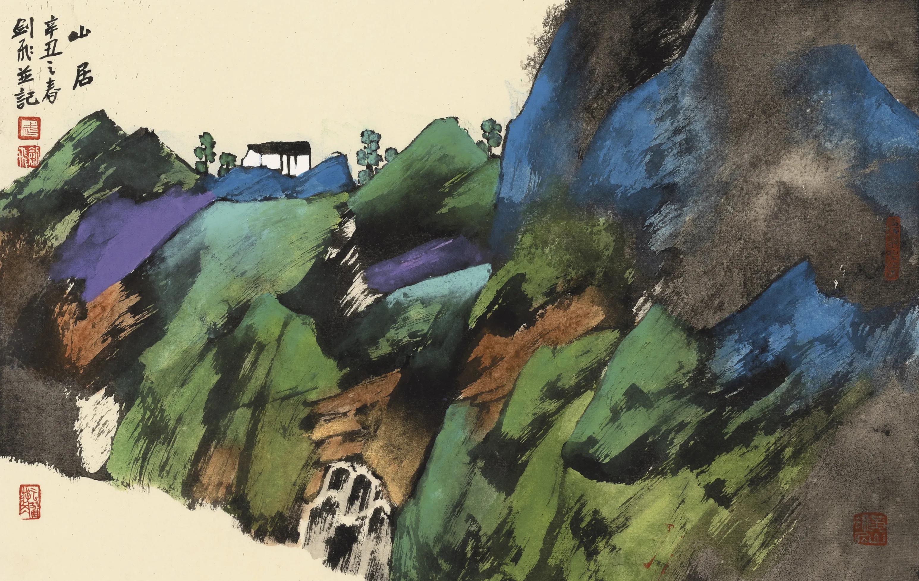 Wu Jianfei's freehand and heavy color art - iNEWS