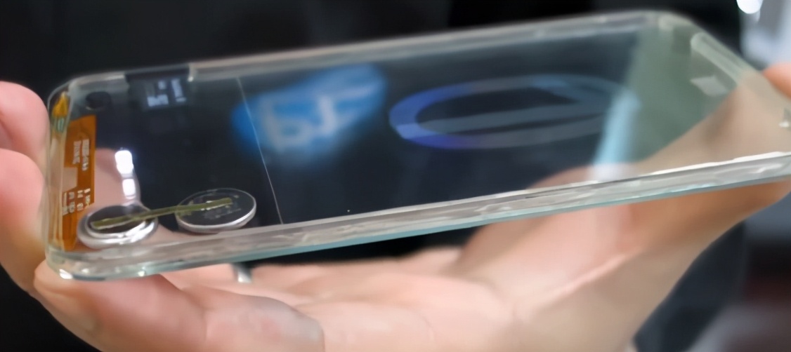 The world's first "full transparent mobile phone", the thickness is ...