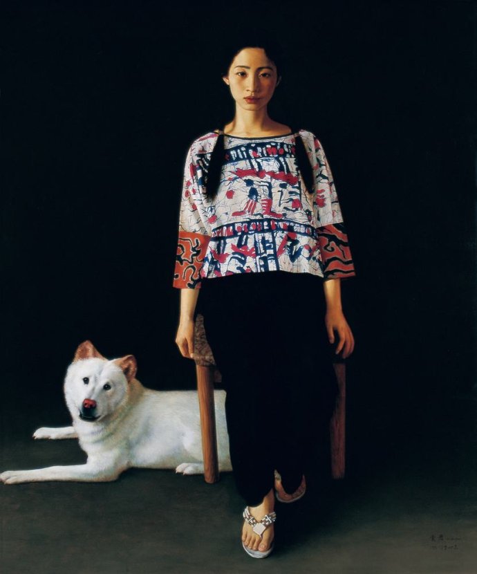 Realistic oil painting representative Li Guijun Character Oil Painting ...