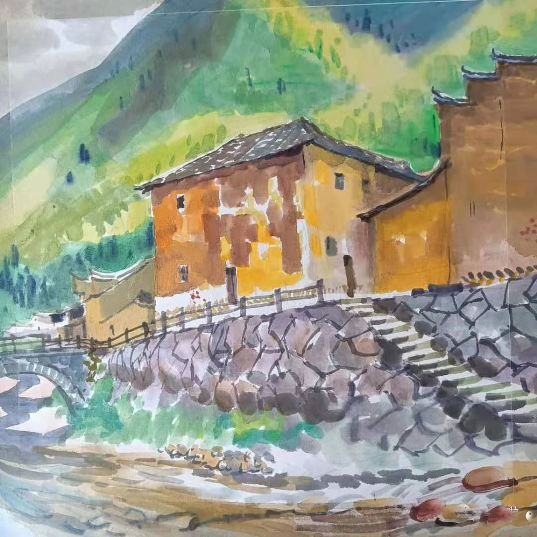 Appreciation of Yin Wen's 2021 Songyang Watercolor Sketches - iNEWS
