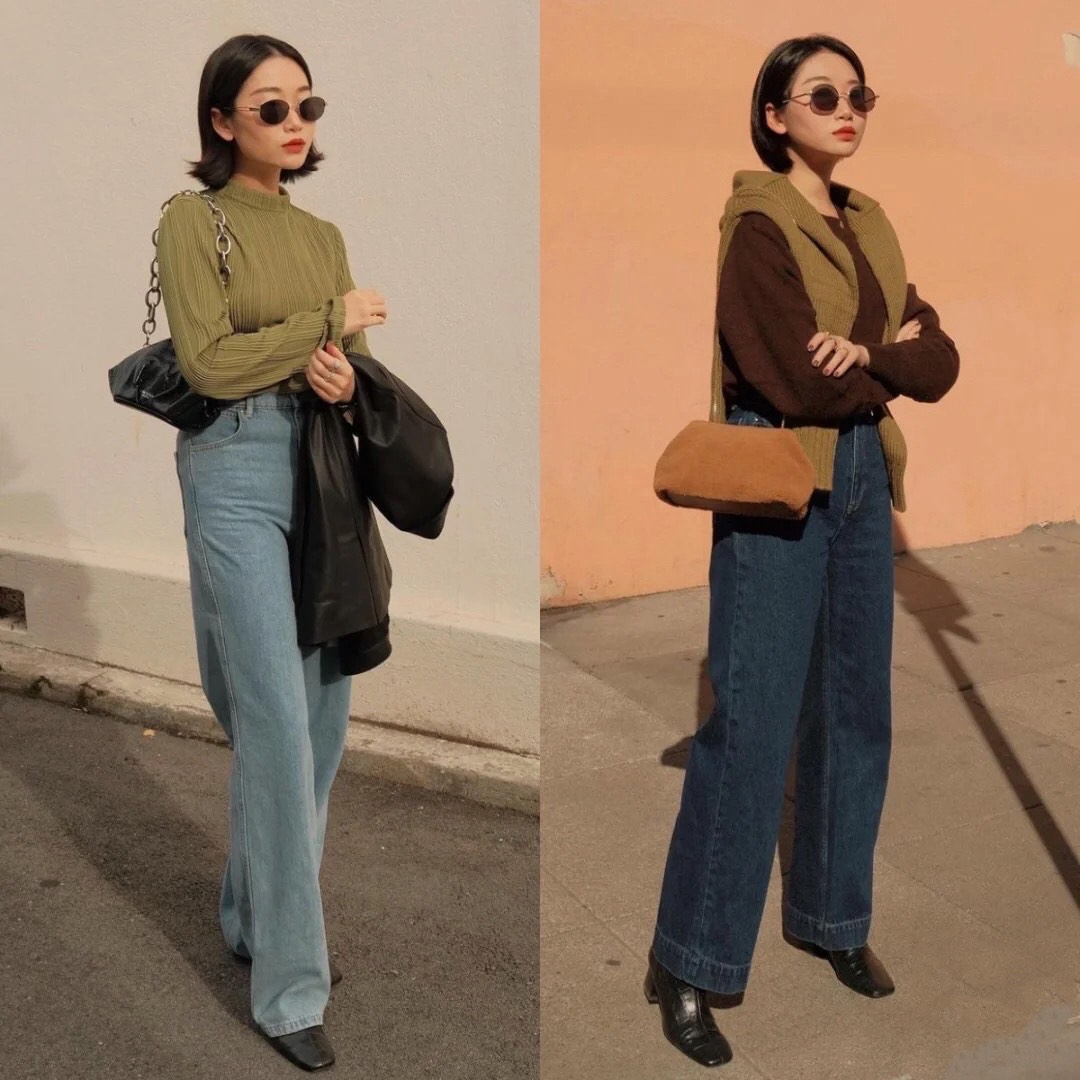 155cm girls textbook style dress, looks like 165cm, fashionable and ...