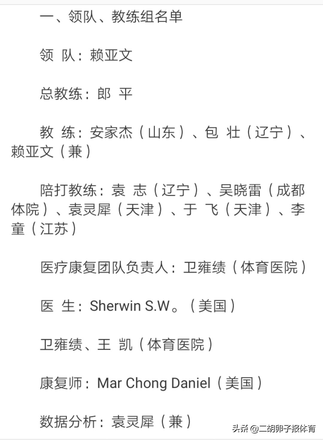 The list of Chinese women's volleyball volleyball team for 2021 is out ...