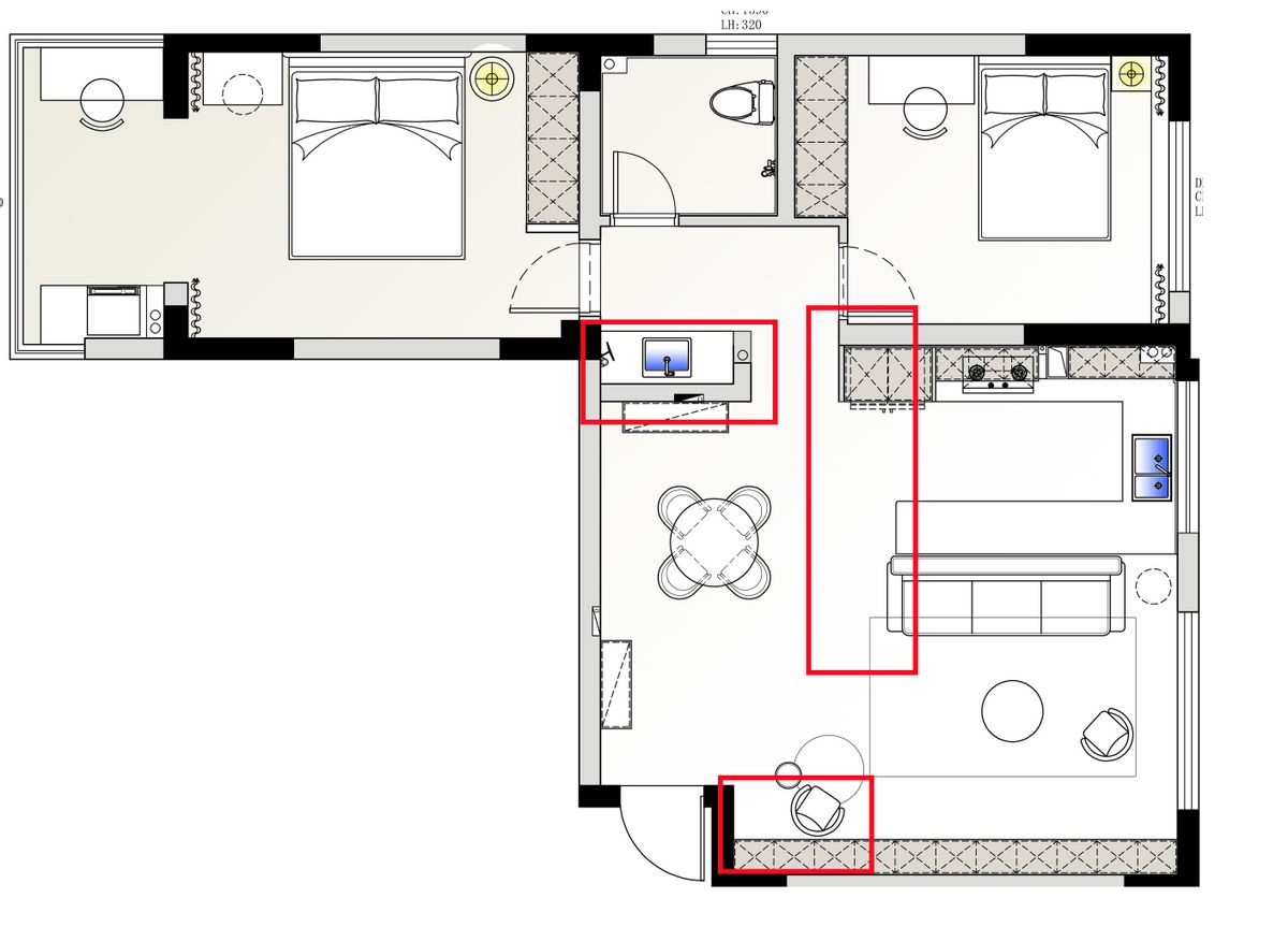91 square meters old house renovation, the design has come out, I want ...
