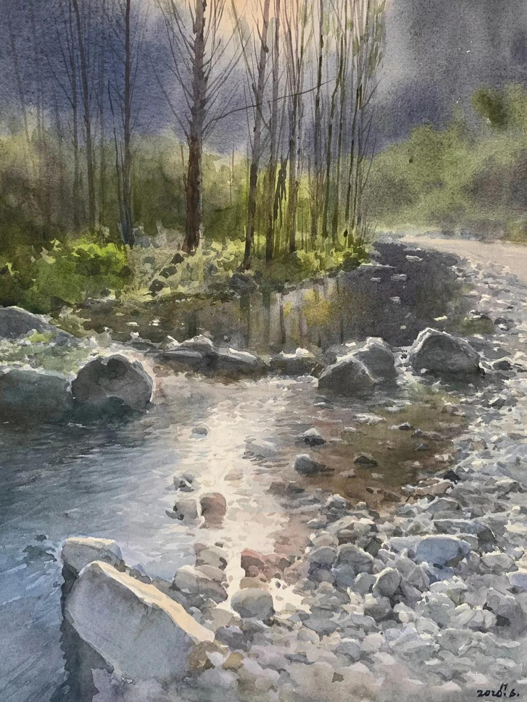 Appreciation of He Wenqing's Watercolor Works - iNEWS