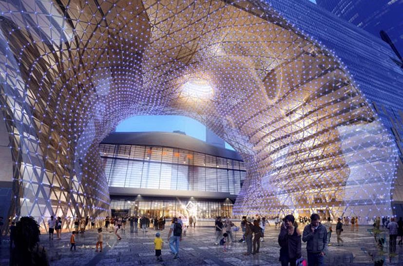 Construction of Hangzhou's new landmark "Cloud Gate" officially started ...