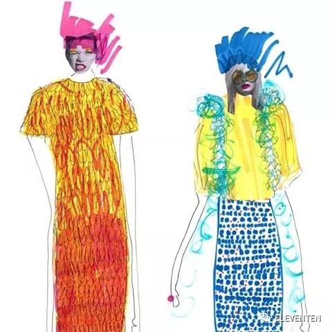 Fashion illustrator's grotesque aesthetics, painted like this, Saint ...