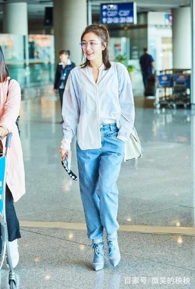 38-year-old Qin Lan is no longer "gentle", jeans + shirts are full of ...