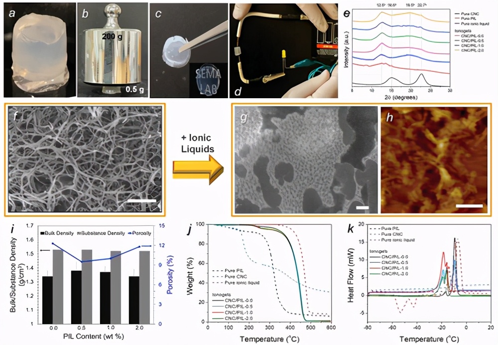 Highly conductive ionic gel with long-lasting shape, derived from ionic ...