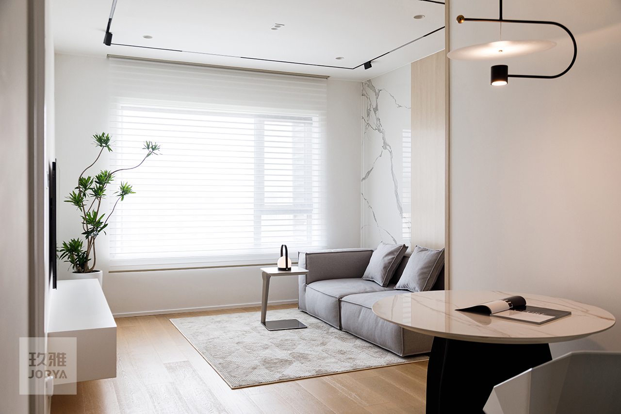 64 square meters of simple and modern style, feel the nourishment of ...