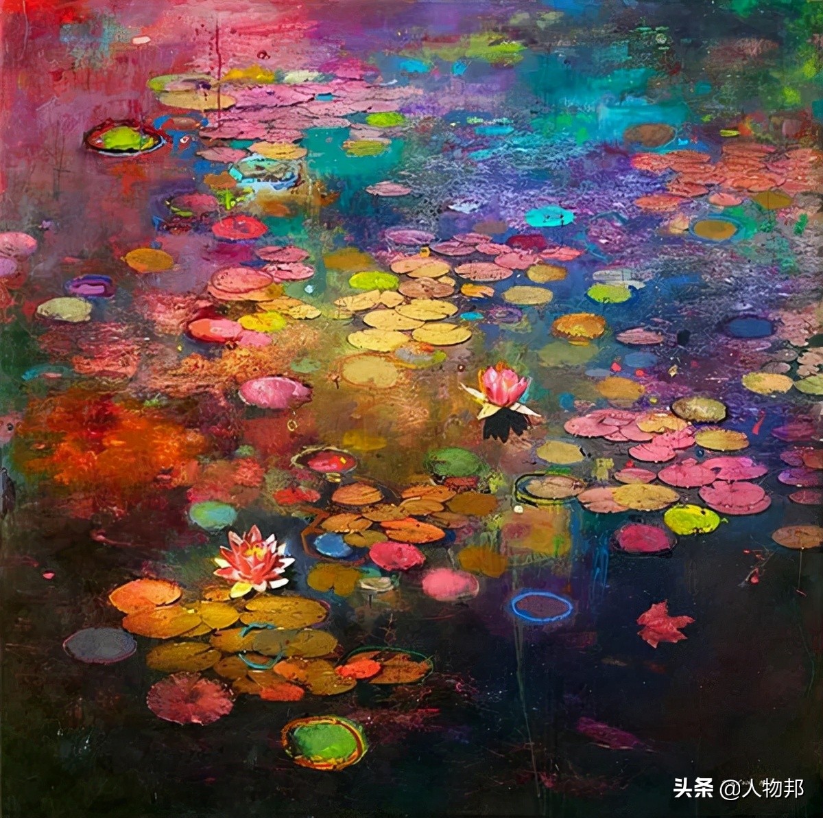 Water Lilies and Sky by Canadian Artist Steven Hall - iNEWS