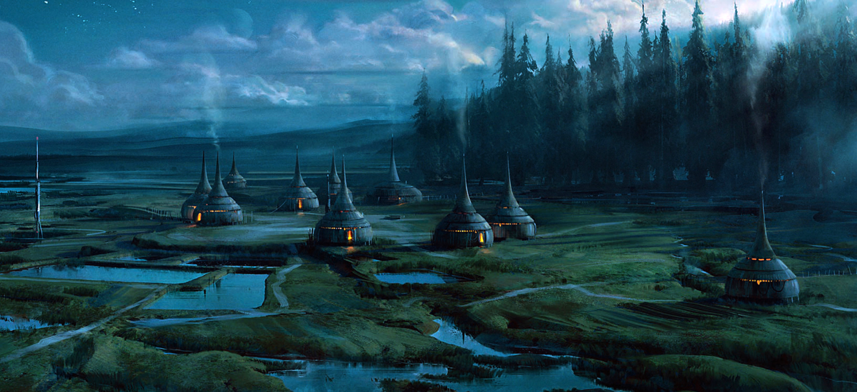 Appreciation of the original CG illustration of the art setting of the ...