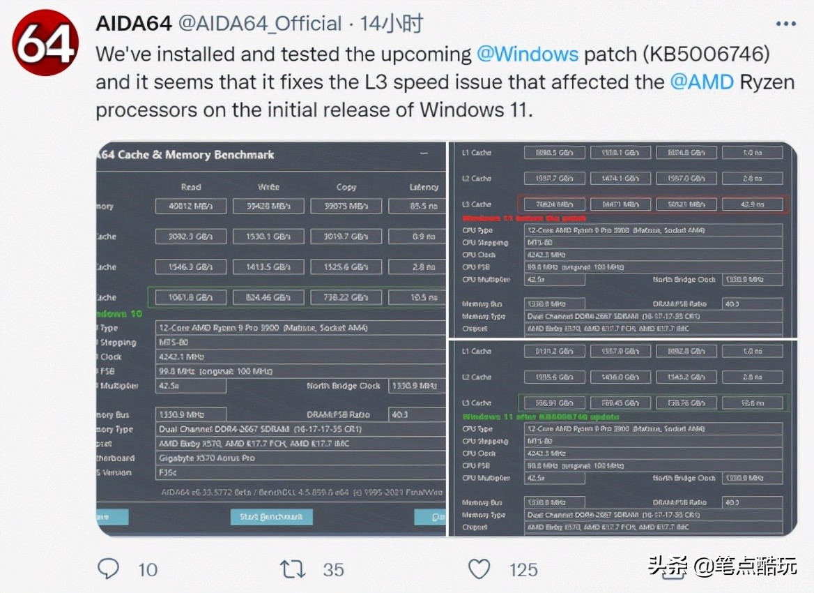 Win11新戰場，intel你莫囂張！微軟、AMD修復銳龍CPU性能bug - 資訊咖