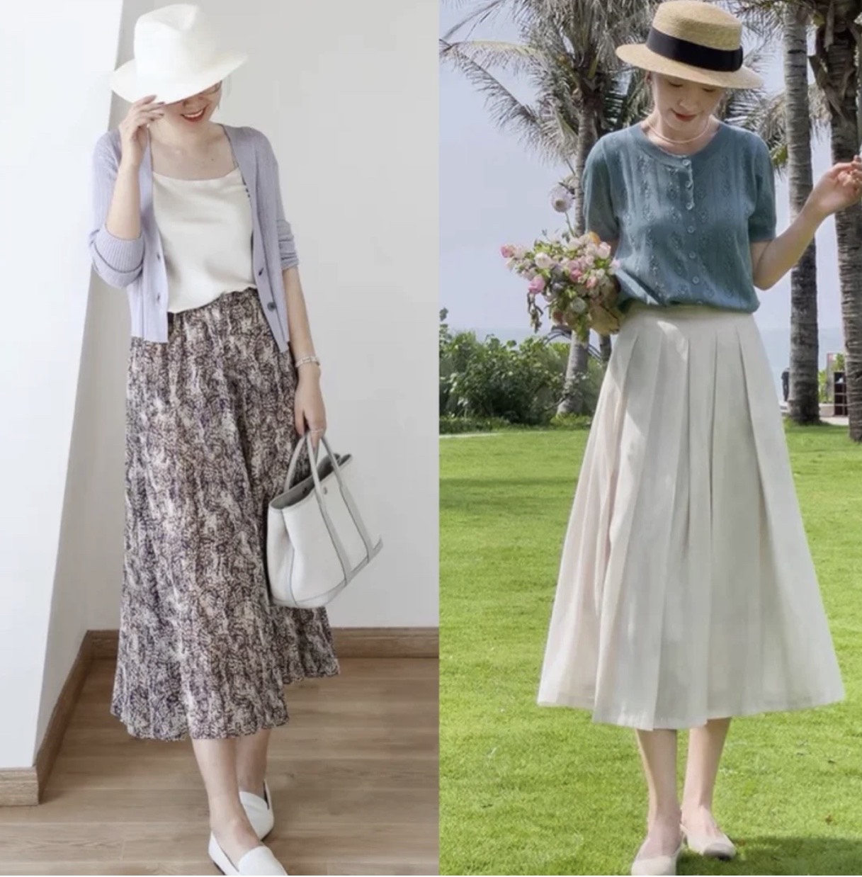 Middle-aged women look good in this way, simple and generous summer ...