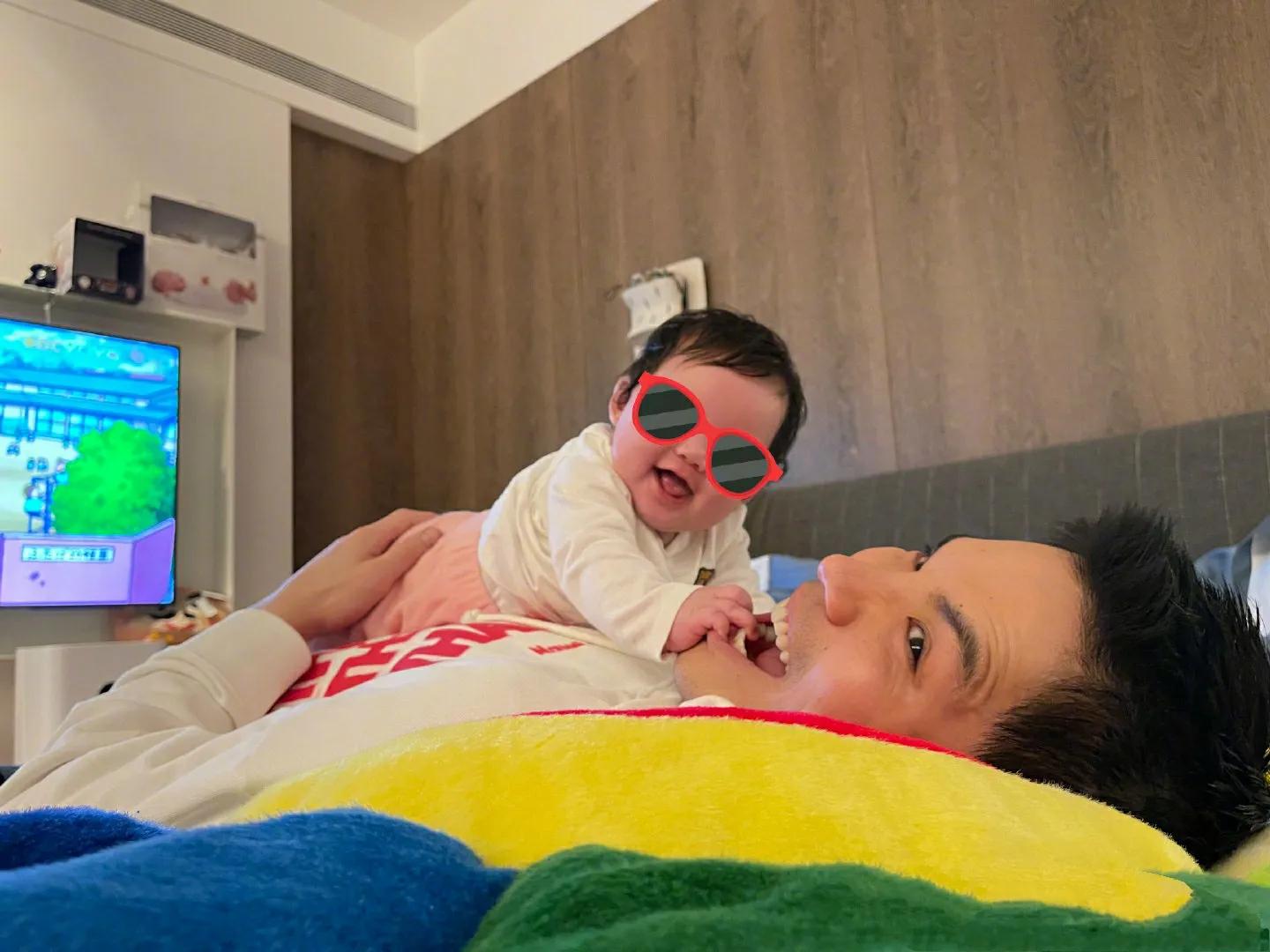 Star Valentine's day fancy show affection: Guo Biting's daughter's face-to-face exposure, Chen ...