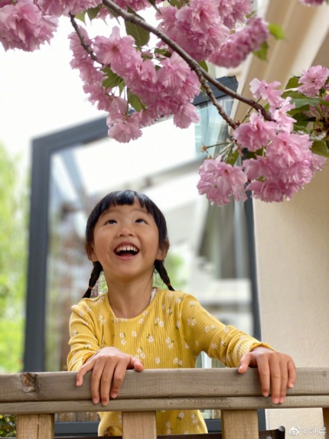 Yao Chen's daughter pretends to be her favorite little animal ...
