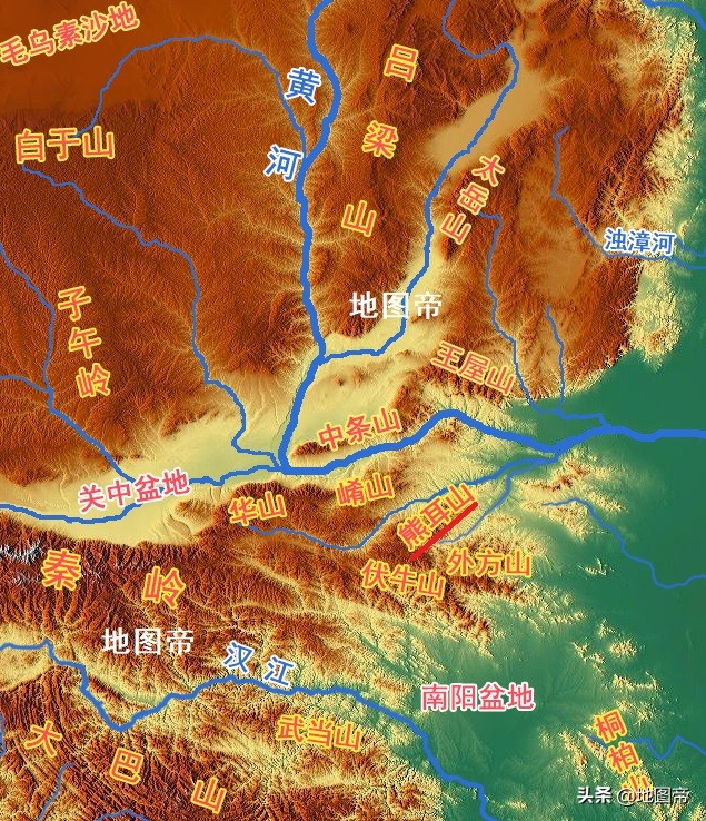 Xiong'er Mountain, the southern barrier of Luoyang, where Li Mi died at ...