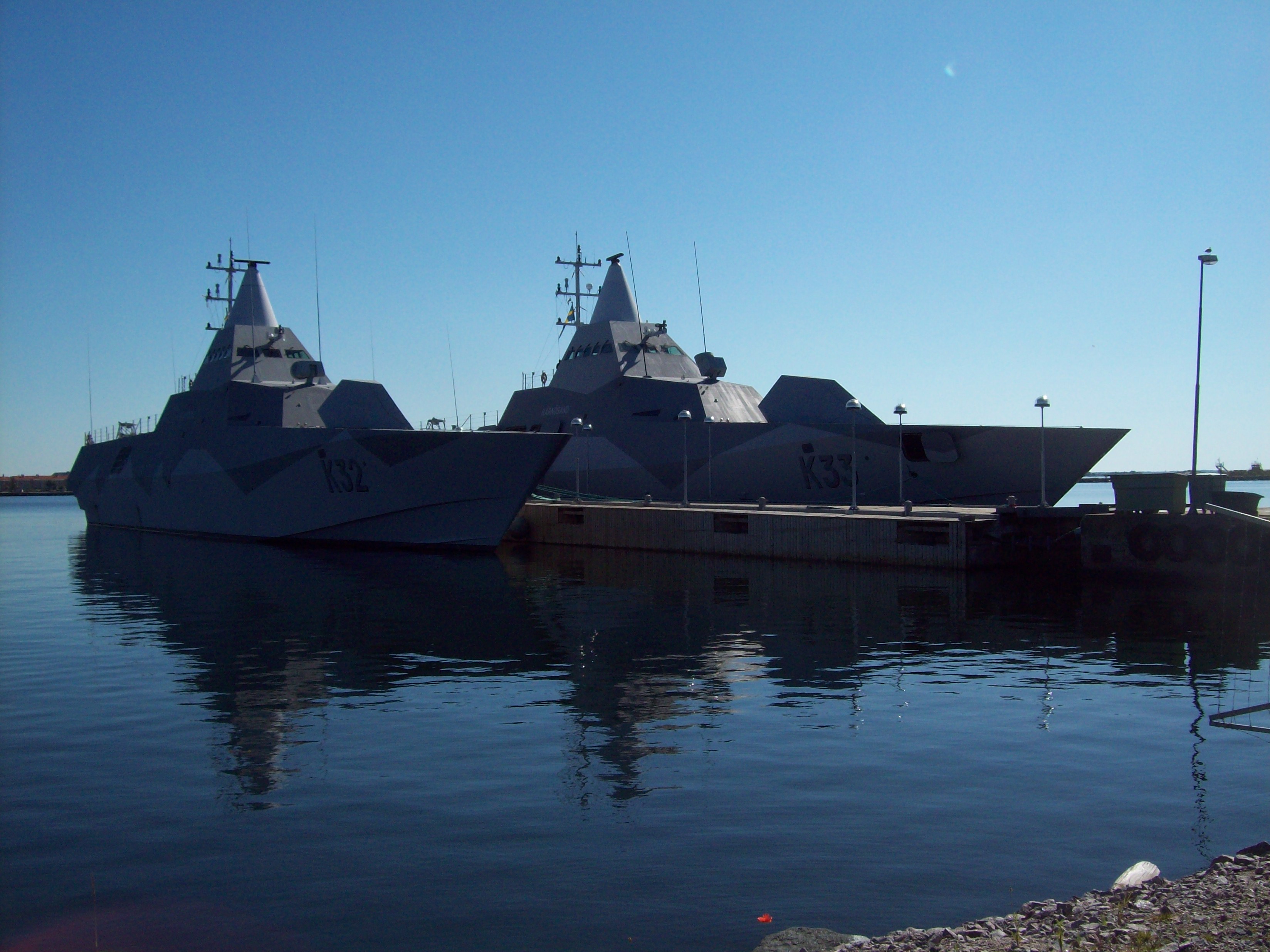 Picture 110 of the Swedish Visby-class patrol ship, the pioneer of the ...