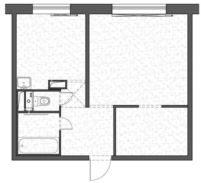 The 40-year-old aunt bought a 38 square meter house and insisted on ...