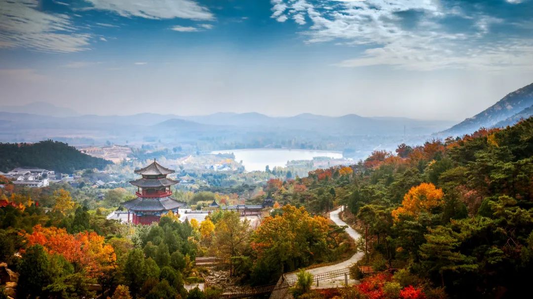 Elegant and pure, with picturesque scenery!Xinfu Mountain in winter ...