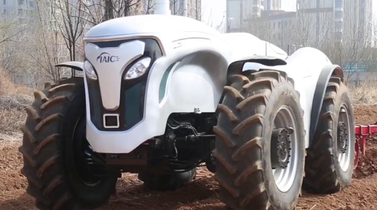 The domestic unmanned tractor is here, 5G + hydrogen fuel, this shape ...