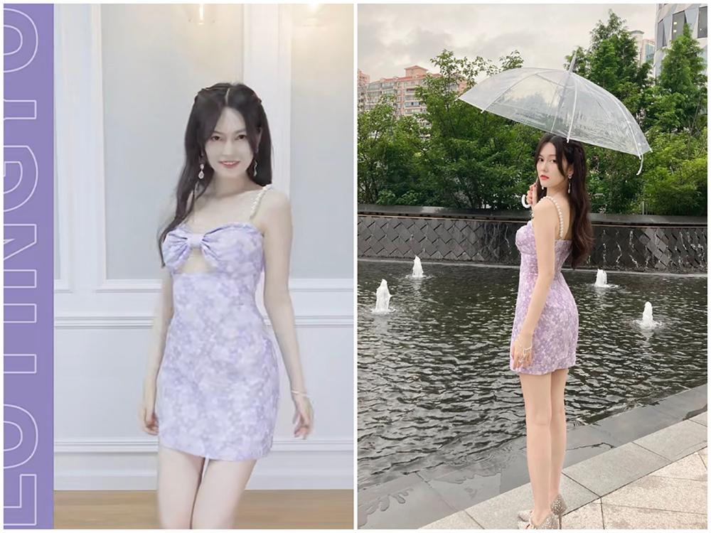 Lu Tingyu shares sweetheart dressing skills, summer is to wear skirts - iMedia