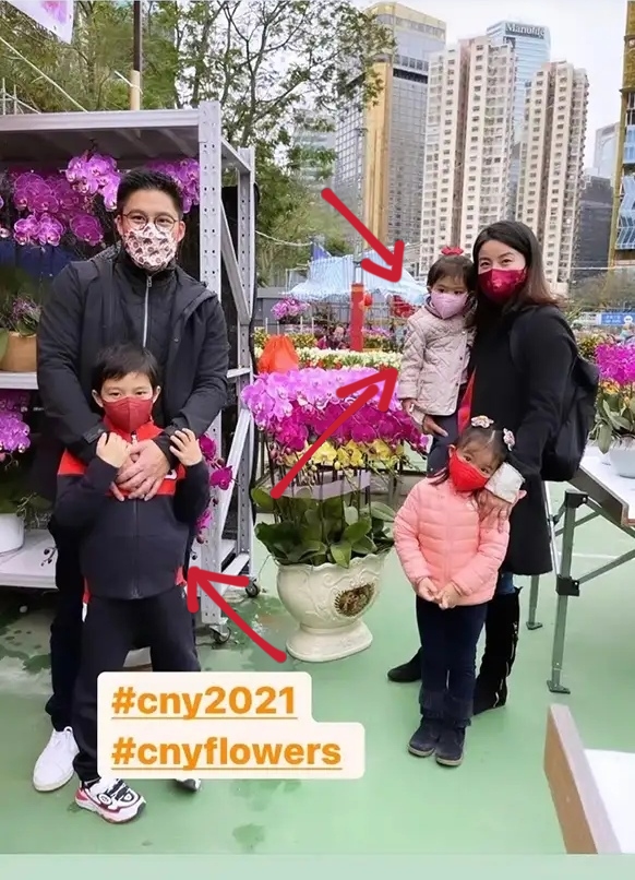 It is rare for Huo Qigang to show a frontal photo of her youngest ...