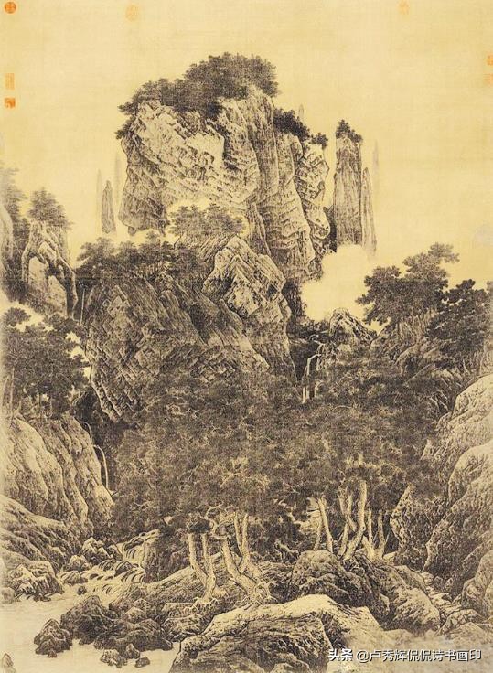 Li Tang pioneered the "side and corner" painting style, which was ...