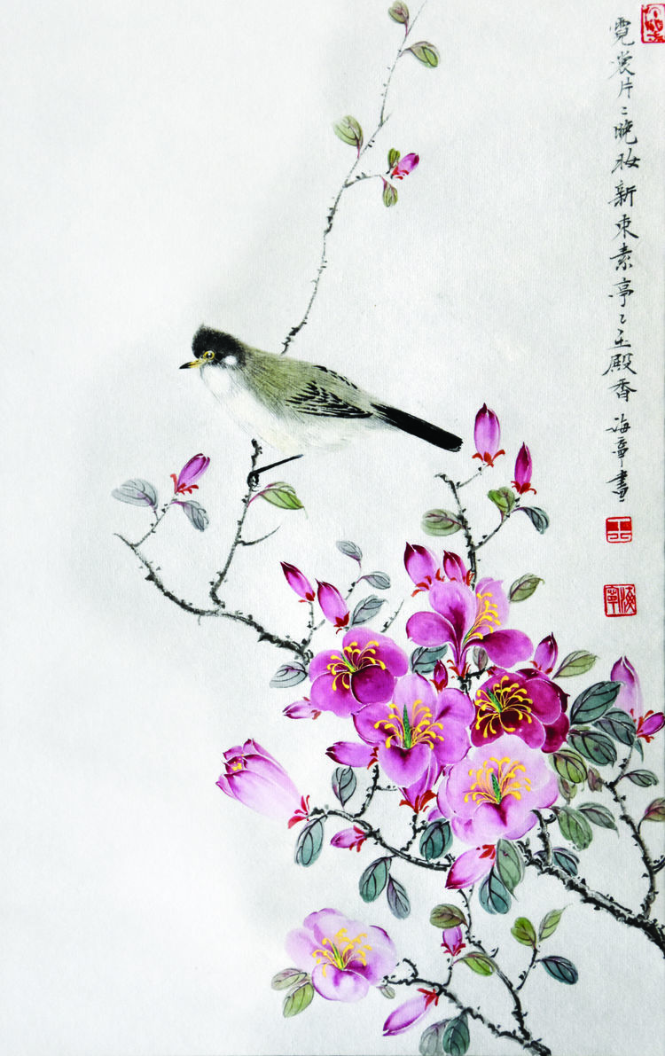 Wonderful workmanship drawing a beautiful landscape-Wang Haining's ...